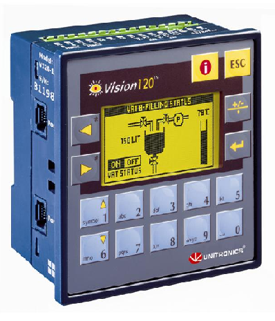 PLC UNITRONICS - VISION 120 - Productos - Autotec Perú Corporation S.A ...